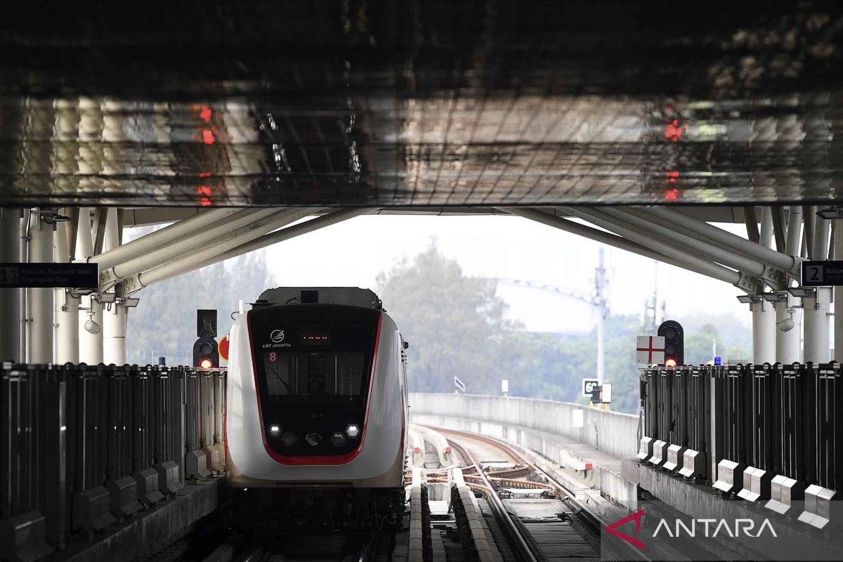 LRT Jakarta targetkan 3.000 penumpang per hari saat pada libur Natal ...