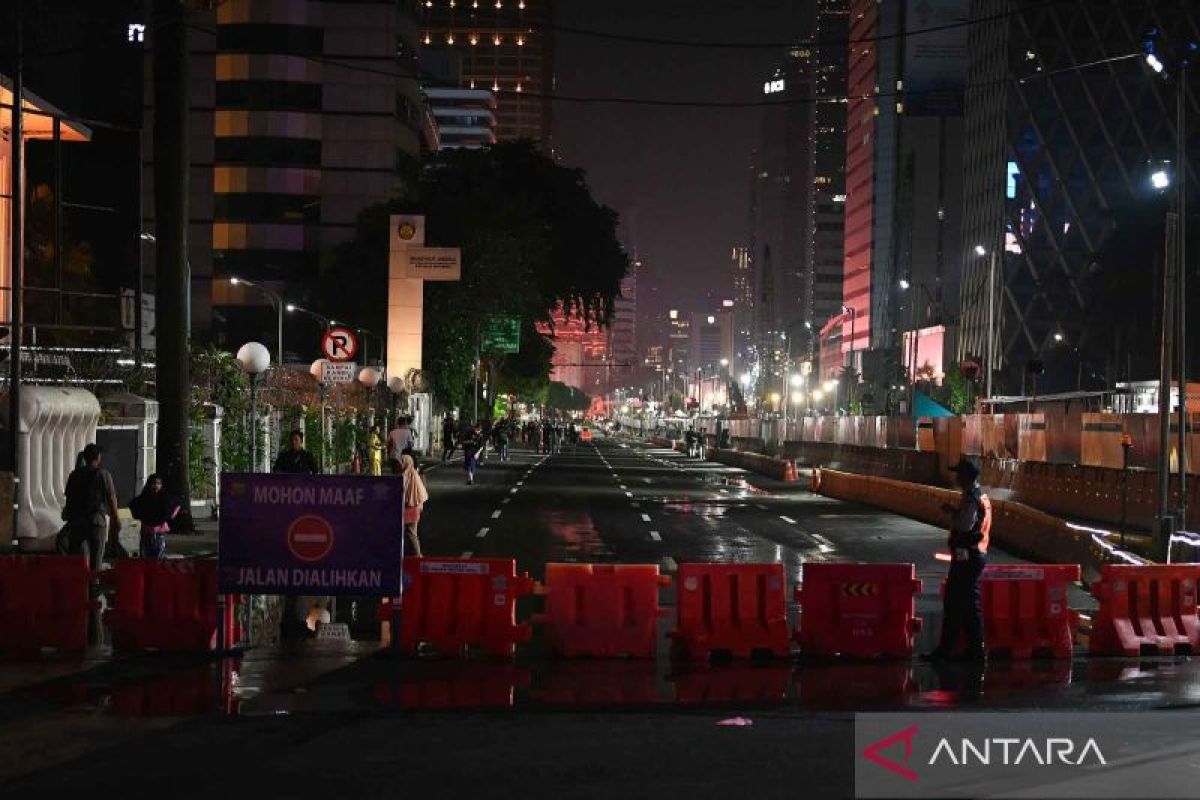 Penutupan jalan jelang pergantian tahun di Jakarta - ANTARA News