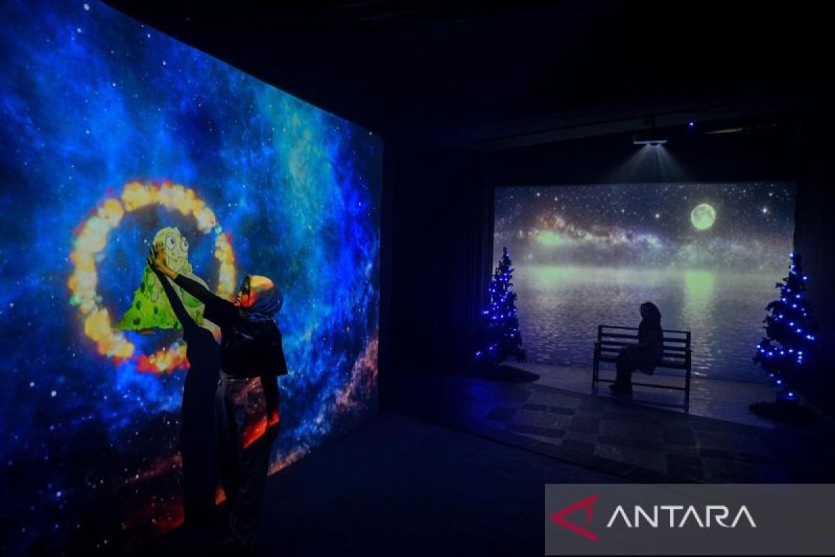 Wahana video mapping interaktif - ANTARA News Jawa Barat