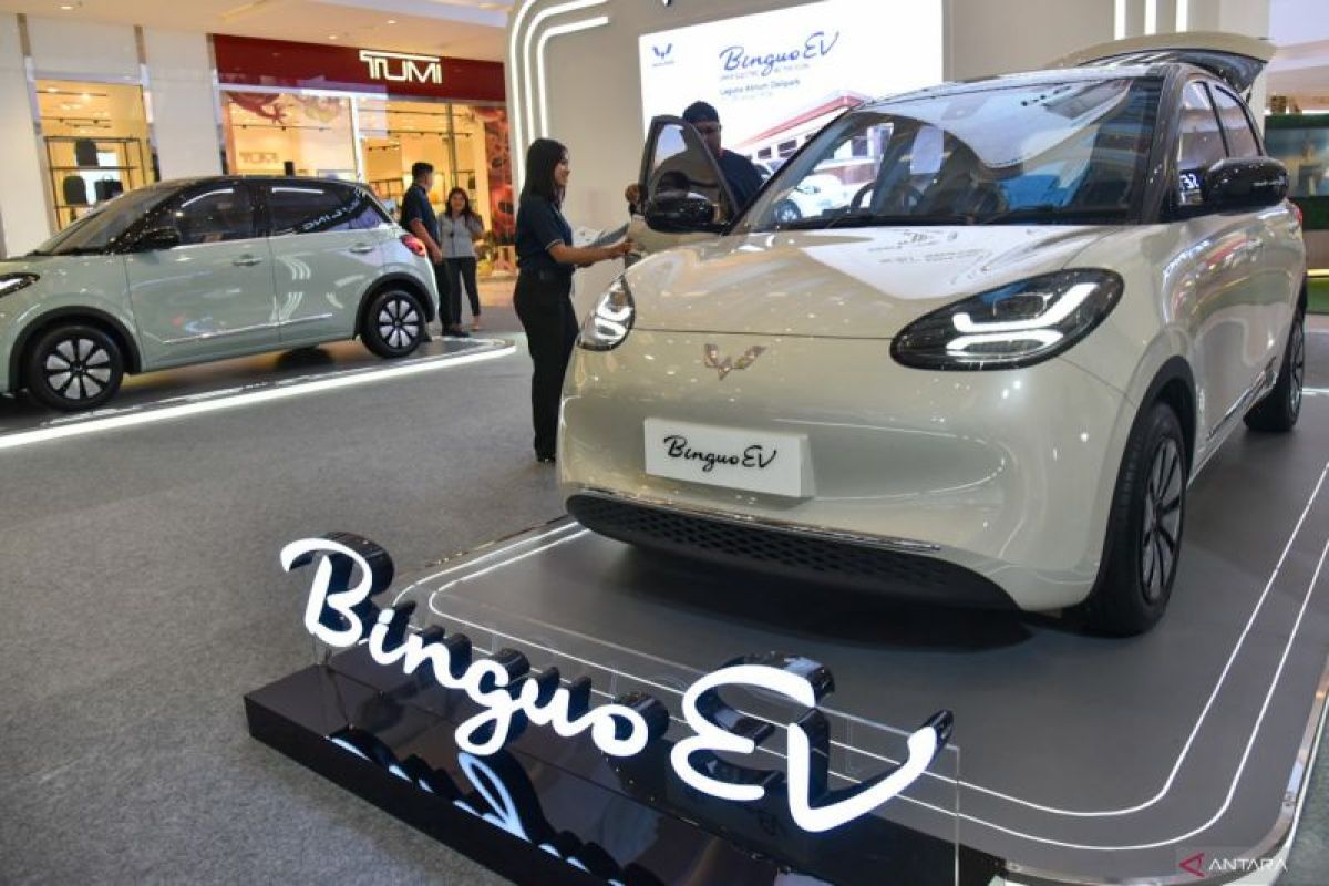 Mobil listrik Wuling Binguo EV diperkenalkan di Medan - ANTARA News