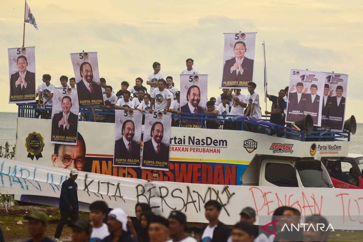 Capres Anis hadiri kampanye akbar Nasdem di Pare Pare - ANTARA News