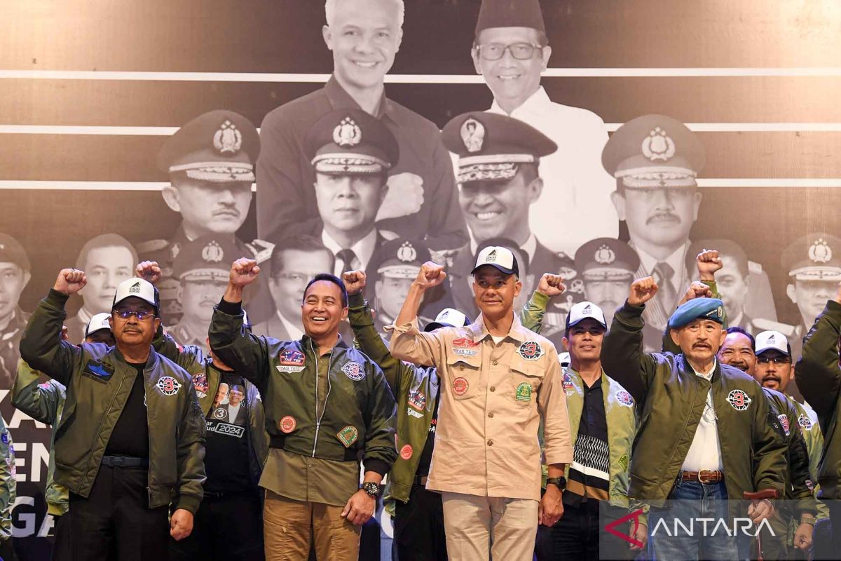 Persatuan Purnawirawan Polri Deklarasi Dukung Ganjar Mahfud Antara News