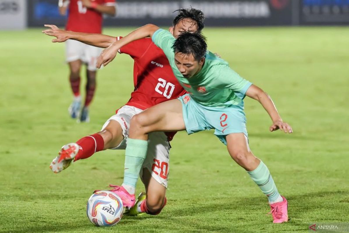 Laga uji coba Timnas U-20 Indonesia lawan China berakhir seri 1-1 - ANTARA News