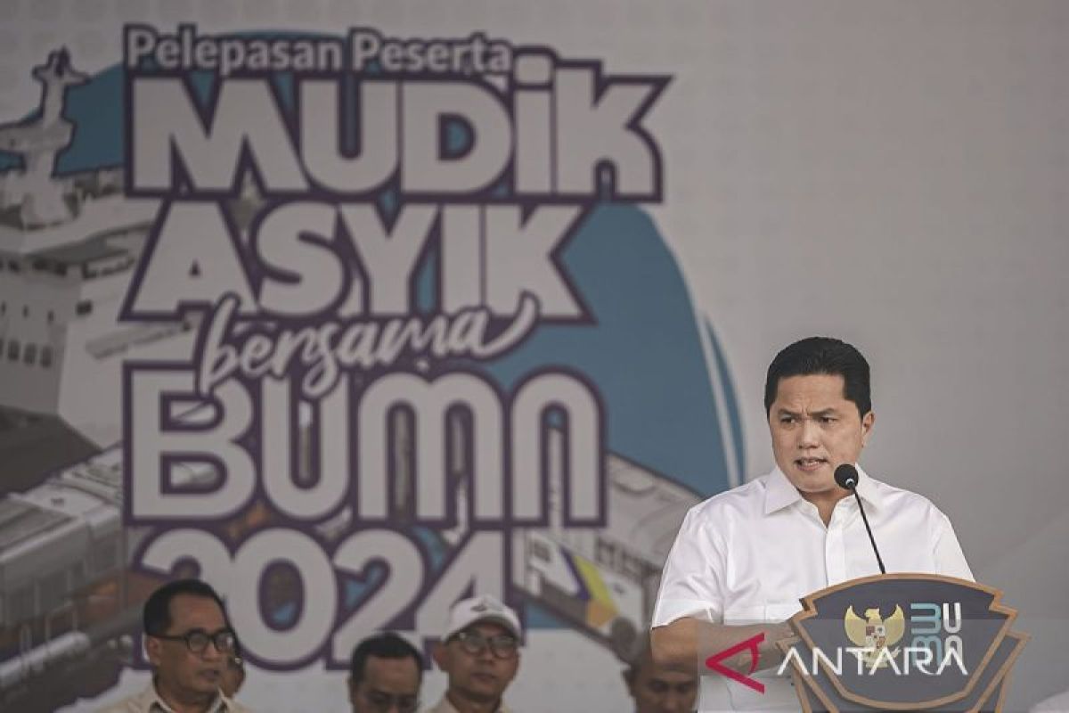 Menteri BUMN dan Menhub lepas peserta Mudik Asyik bersama BUMN 2024 - ANTARA News