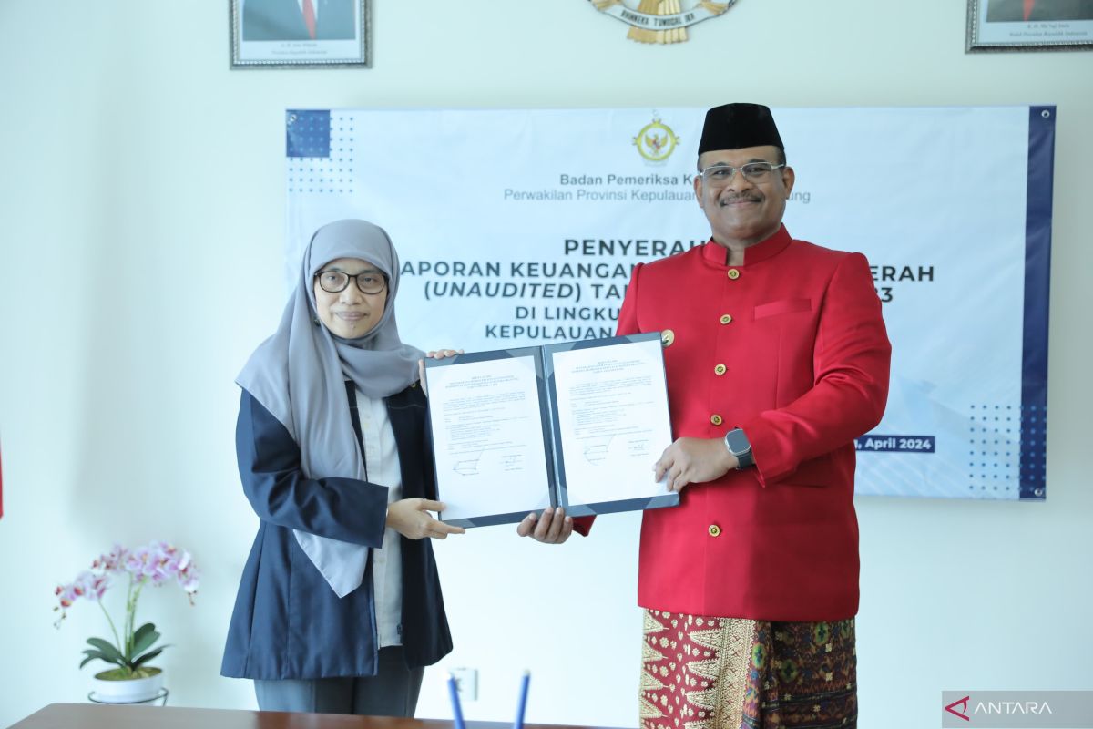 Pj Gubernur Babel serahkan LKPD ke BPK - ANTARA News