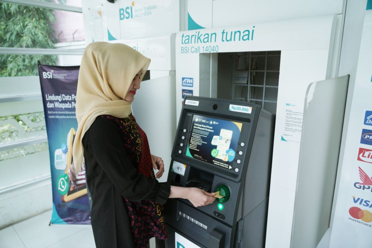 BSI menghadirkan ATM pecahan Rp20 ribu di Aceh - ANTARA News