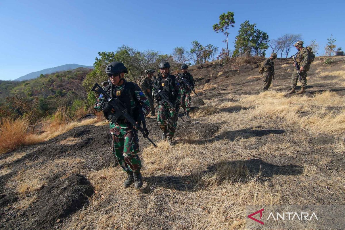 Marinir TNI AL dan Amerika Serikat latihan pemindahan pasukan tempur - ANTARA News