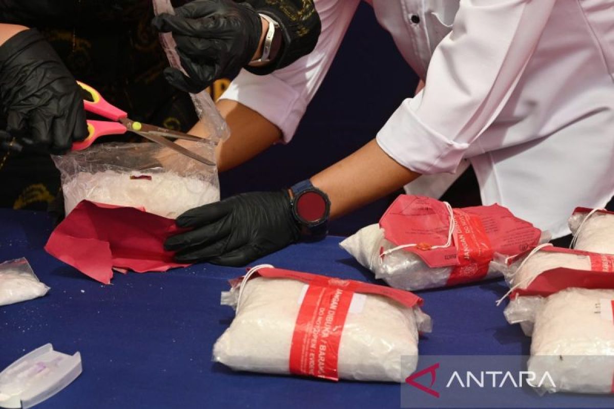 Polda Sulteng musnahkan 41 kilogram sabu - ANTARA News