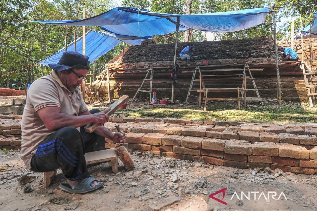 Pemugaran situs Candi Koto Mahligai telah rampung 80 persen - ANTARA News