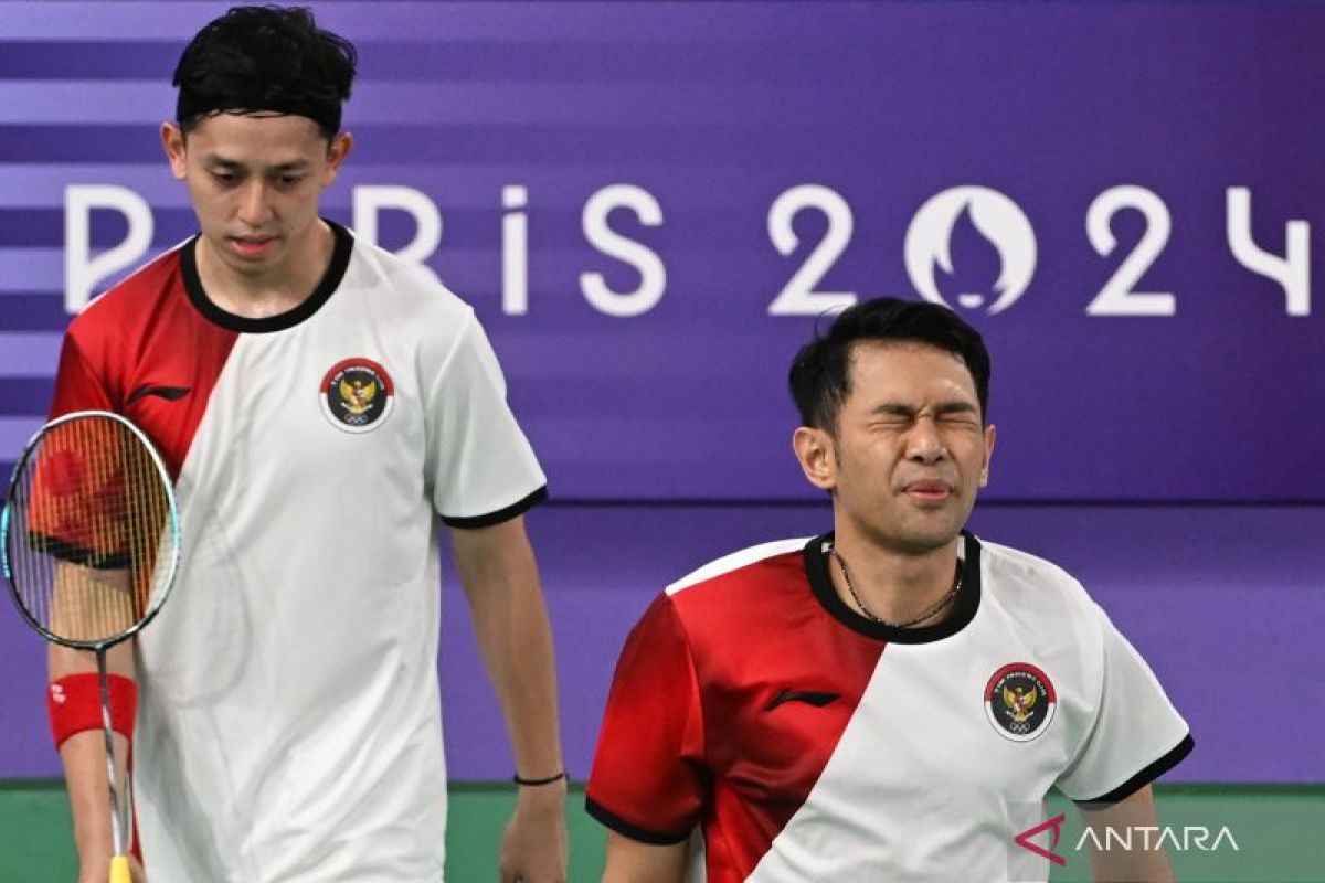 Fajar/Rian terhenti di perempat final Olimpiade Paris 2024 - ANTARA News
