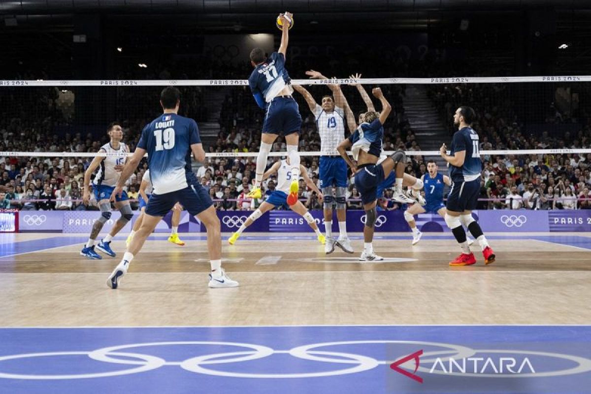 Prancis bakal jamu Polandia di final voli putra Olimpiade Paris ...