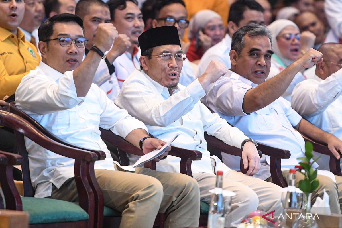 Ridwan Kamil-Suswono deklarasi maju Pilkada DKI Jakarta - ANTARA News