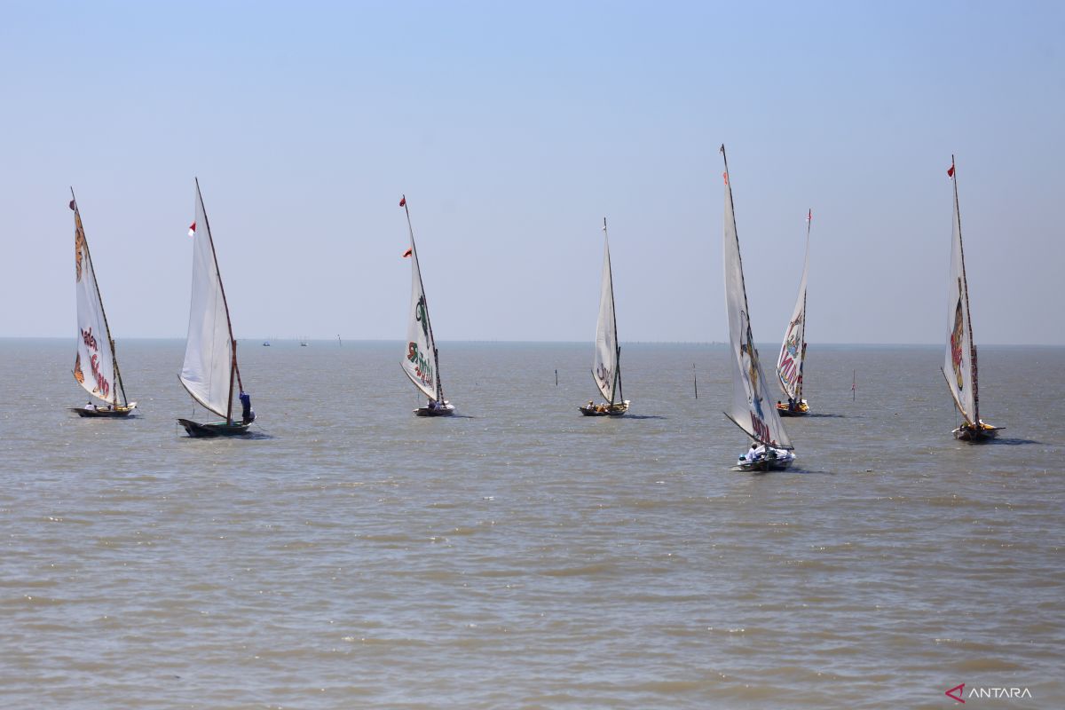 Lomba balap perahu layar tradisional di Surabaya - ANTARA News Jawa Timur