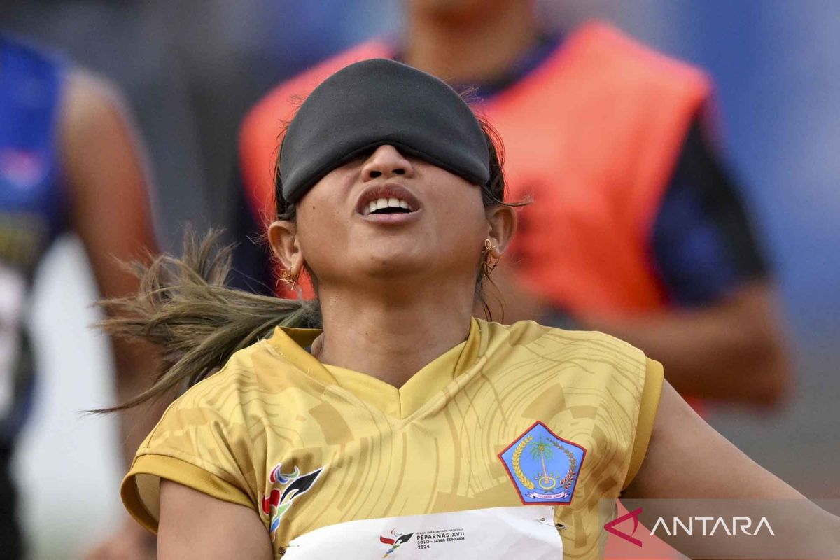 Peparnas 2024: Pelari para-atletik Sulawesi Utara Susan Ungu raih medali emas pada lari 100 ...