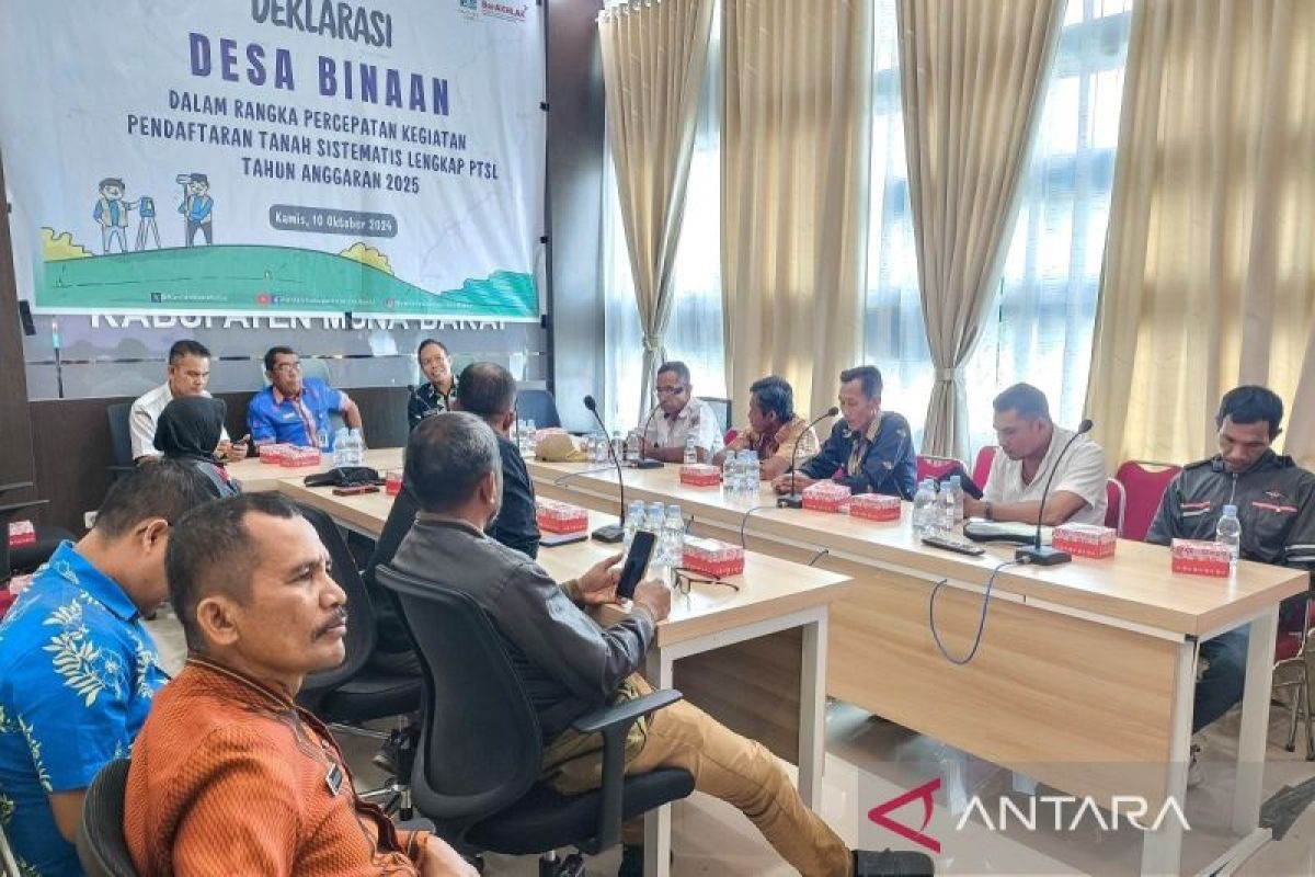 BPN gelar deklarasi tuntaskan PTSL di Mubar - ANTARA News Sulawesi Tenggara