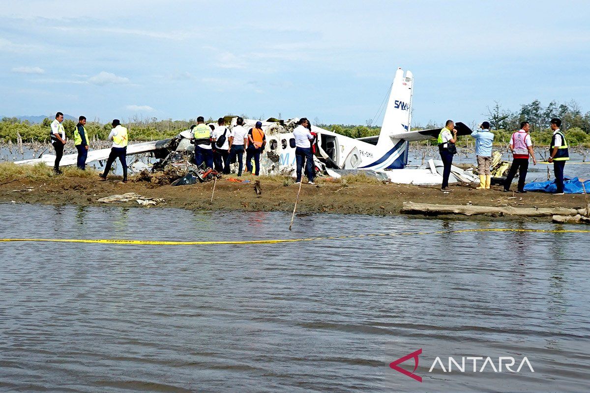 KNKT lakukan investigasi awal kecelakaan pesawat perintis SAM Air ...