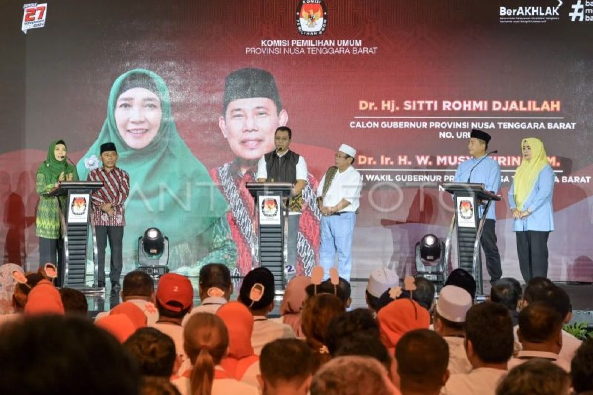 Debat pertama Pilkada NTB 2024 - ANTARA News Mataram - Berita NTB Terkini Debat pertama Pilkada NTB 2024 - ANTARA News Mataram - Berita NTB Terkini
