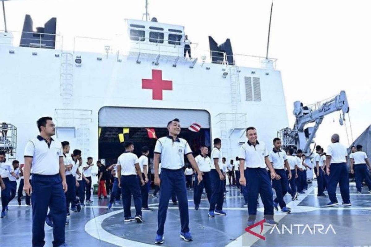 KRI WSH-991 lanjut berlayar ke Fiji setelah rampungkan misi di Solomon ...