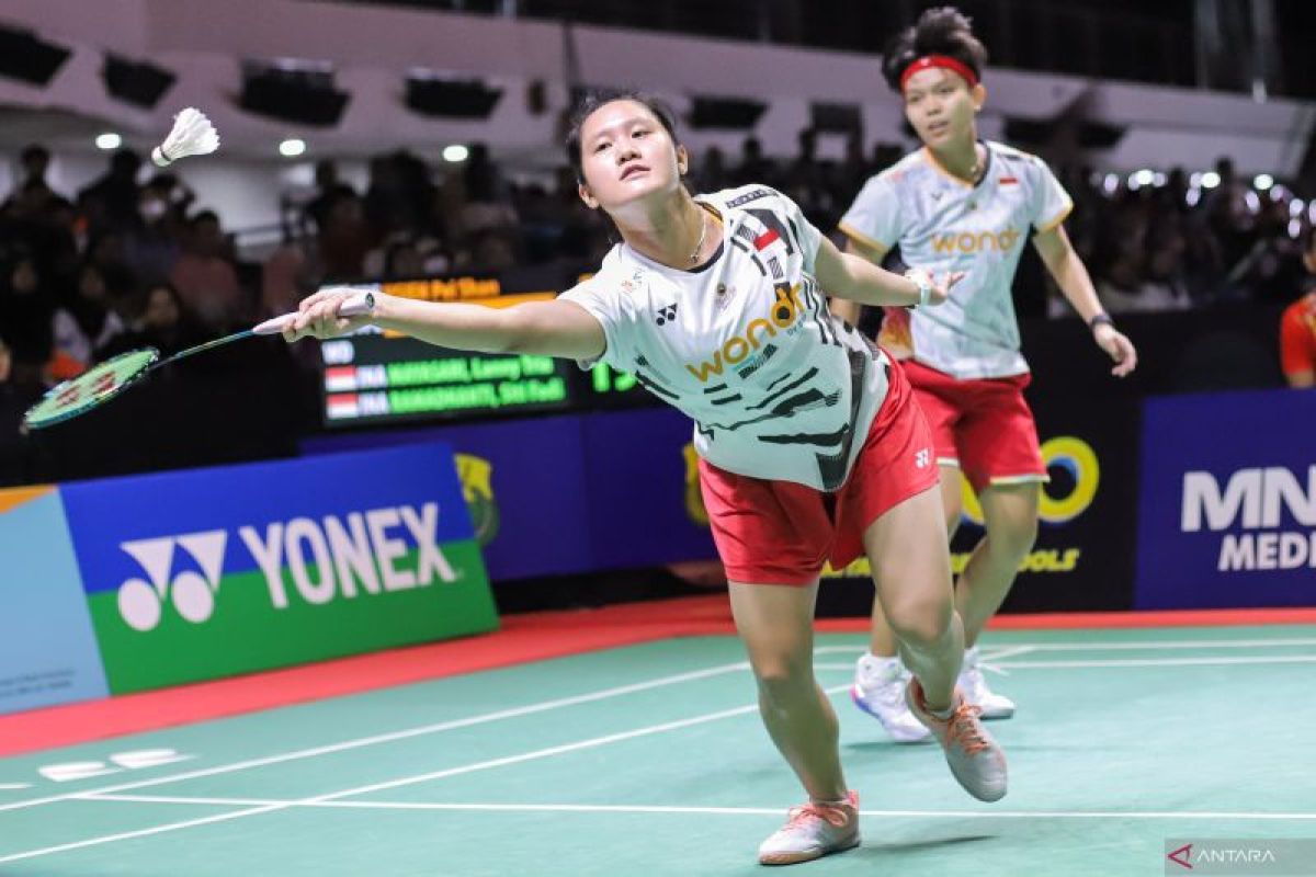 Lanny-Fadia runner up ganda putri Indonesia Masters 2024 - ANTARA News Jawa Timur