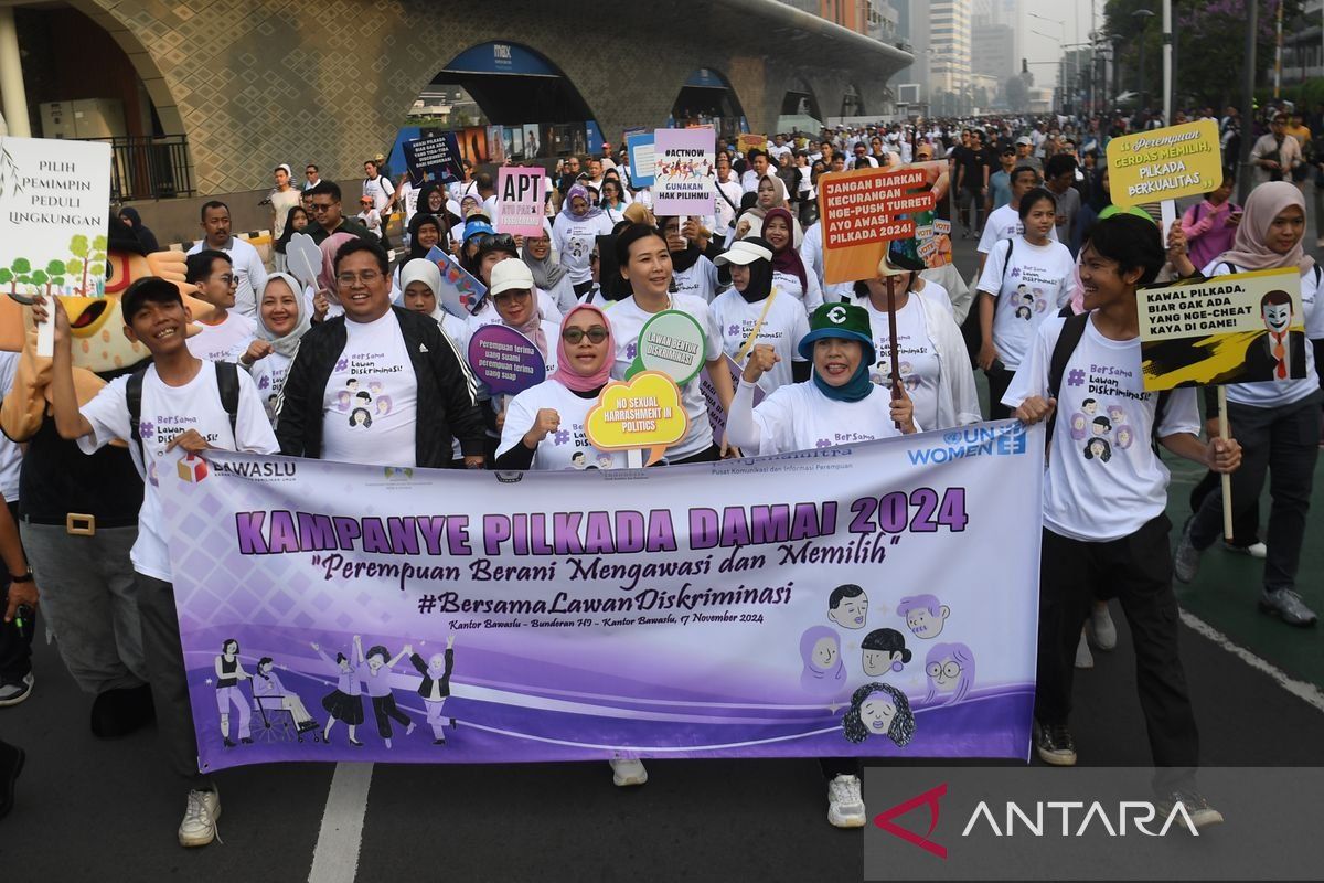 Kampanye Pilkada Damai 2024 di Jakarta - ANTARA News