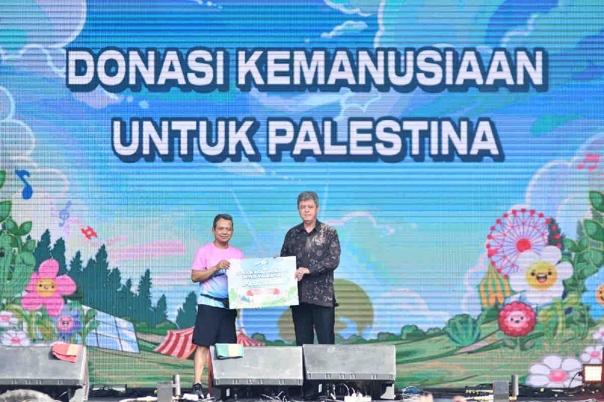 Pertamina Eco RunFest salurkan donasi kemanusiaan untuk Palestina - ANTARA News