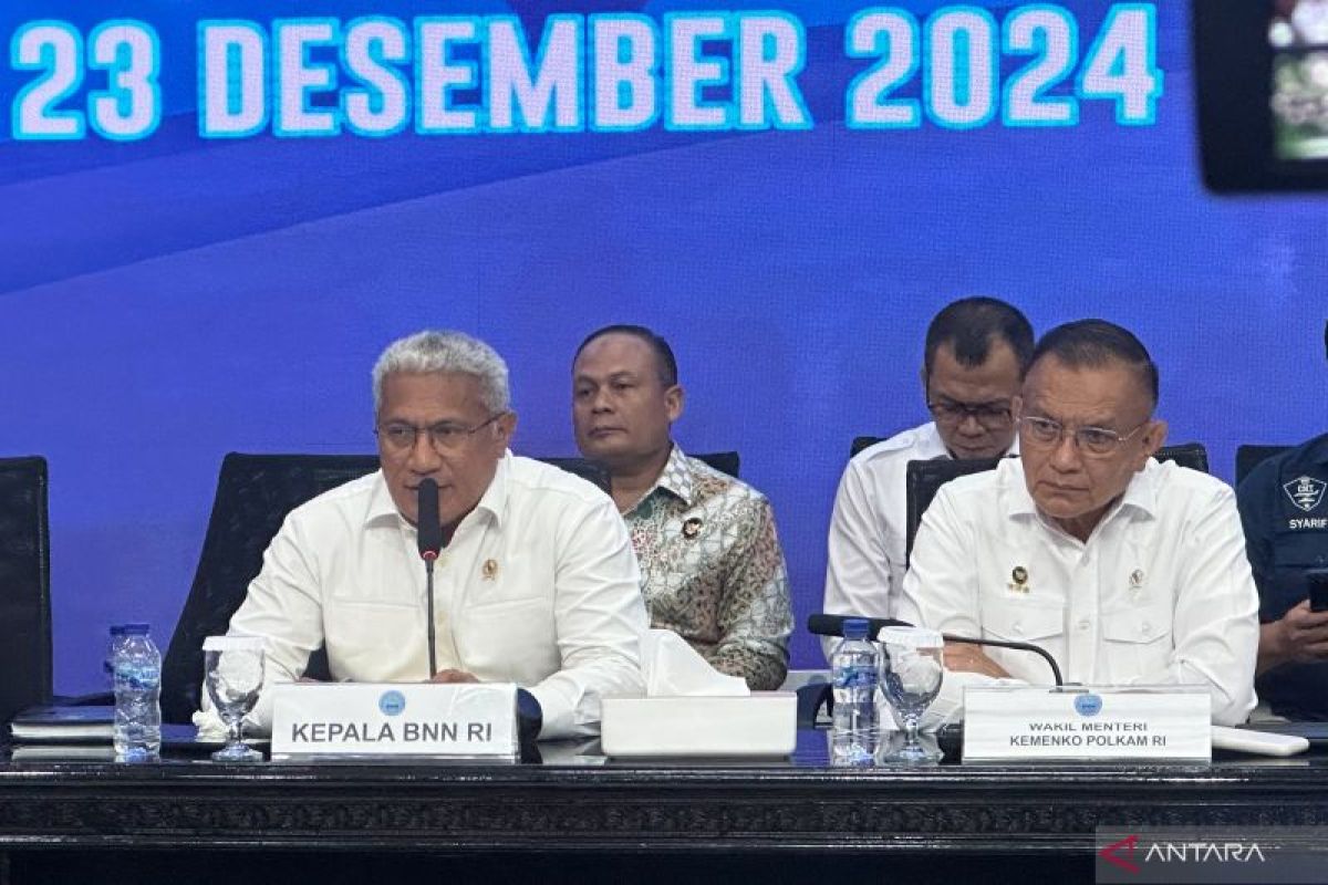 BNN RI tangkap 985 tersangka dari 620 kasus selama 2024 - ANTARA News