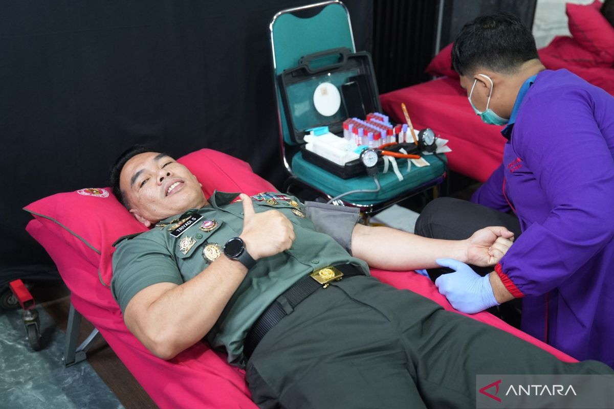 Dispenad adakan donor darah untuk penuhi kebutuhan RSPAD - ANTARA News