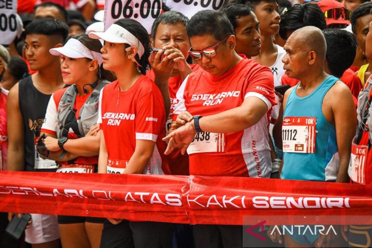 Soekarno Run 2025 meriahkan HUT ke-52 PDI Perjuangan - ANTARA News