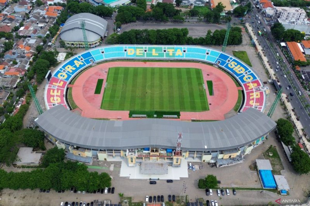 Progres renovasi Stadion Gelora Delta Sidoarjo - ANTARA News Jawa Timur