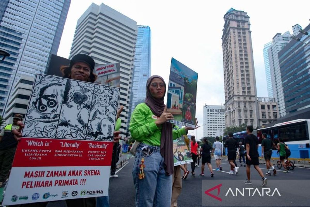 Aktivis lingkungan gelar edufan dan kampanye simpatik memperingati Hari ...