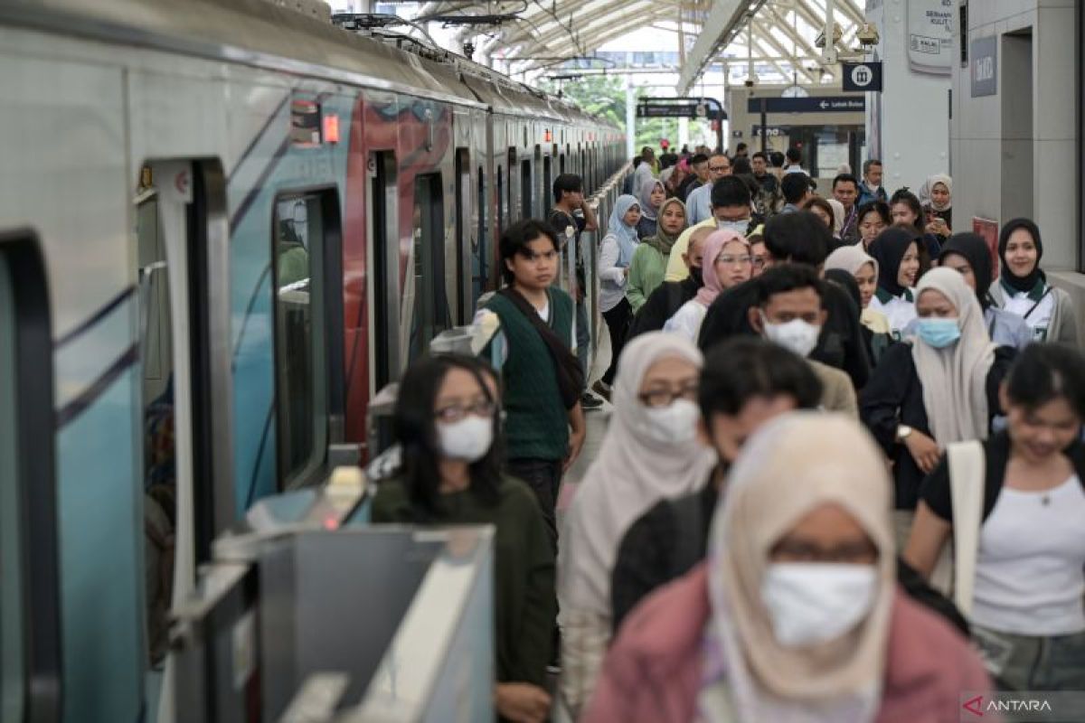 Pertumbuhan jumlah penumpang MRT - ANTARA News