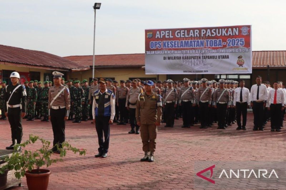 Polres Taput gelar operasi keselamatan Toba 2025, ini sasarannya - ANTARA News Sumatera Utara