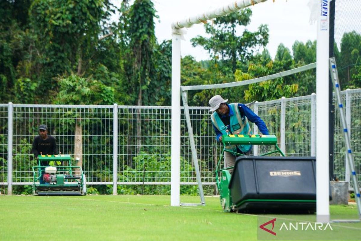 Progres pembangunan training center PSSI di IKN - ANTARA News