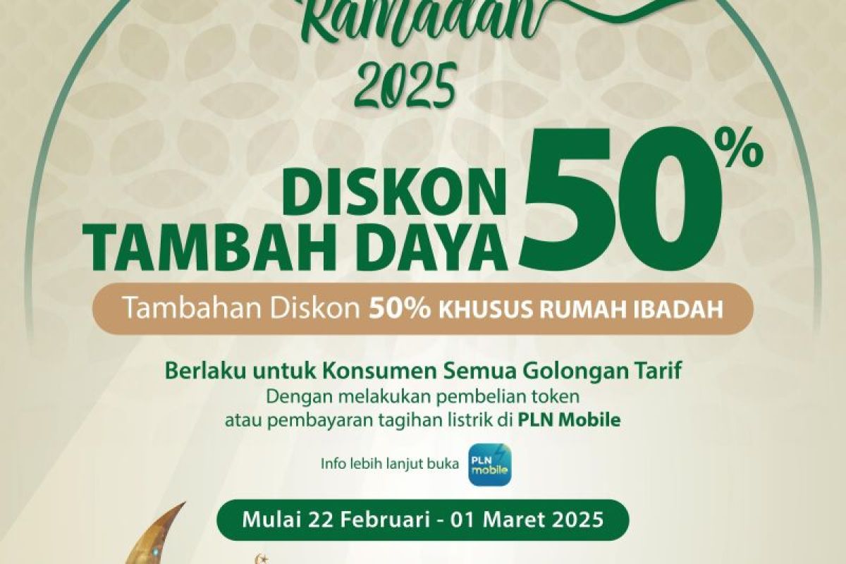 Promo Ramadhan PLN, diskon tambah daya 50 persen plus - ANTARA News Banten