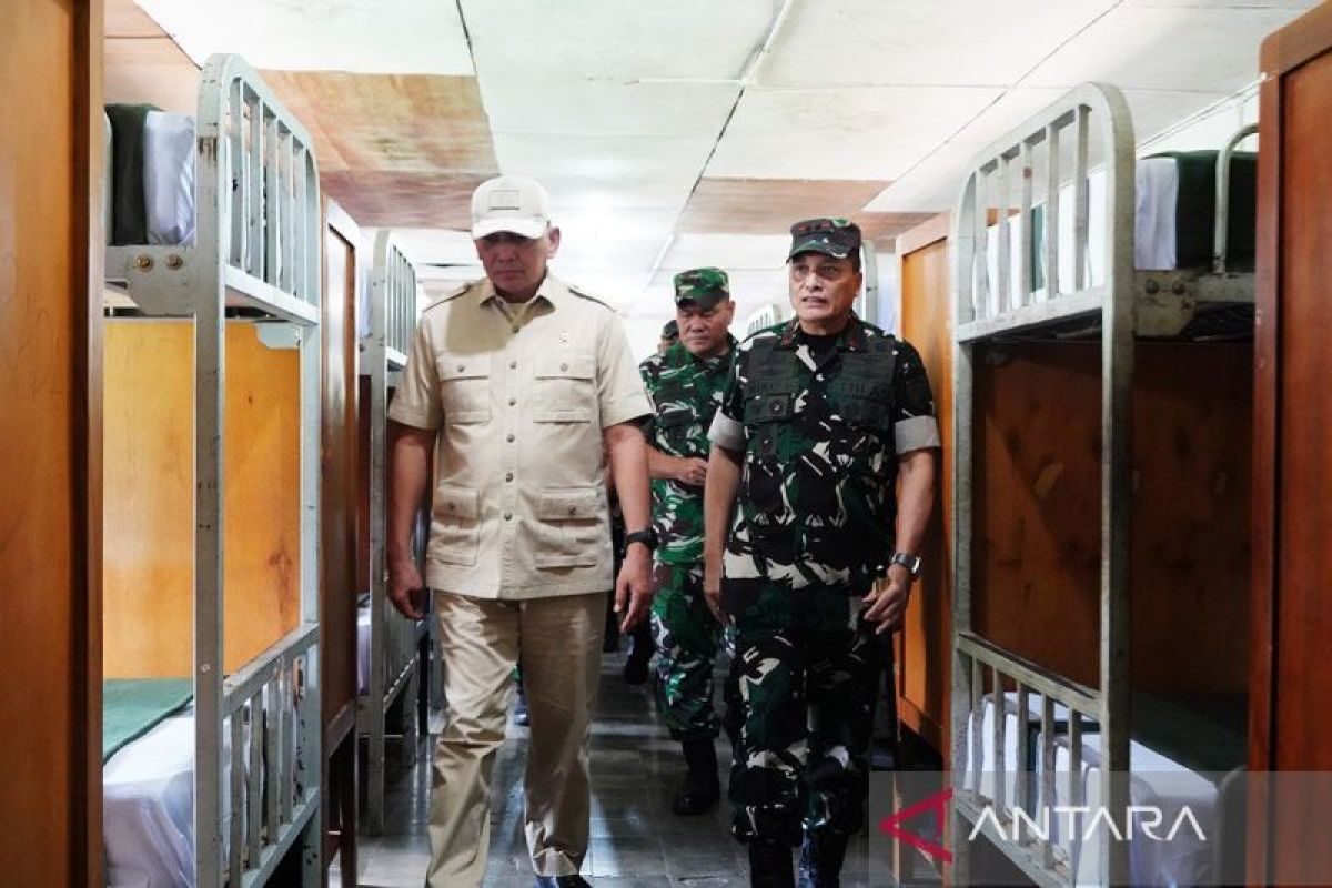Menhan tinjau fasilitas pendidikan Rindam IM - ANTARA News
