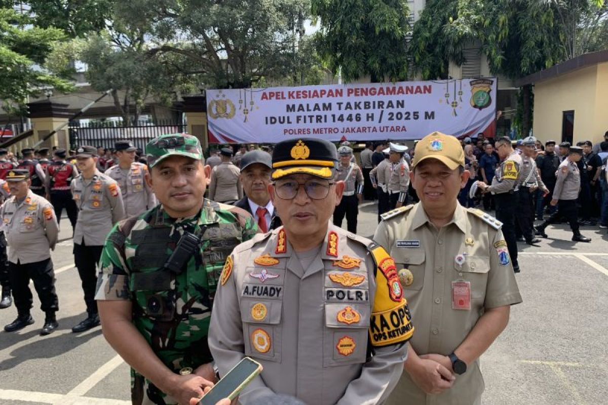 Polres Jakut siagakan 846 personel amankan Malam Takbiran - ANTARA News