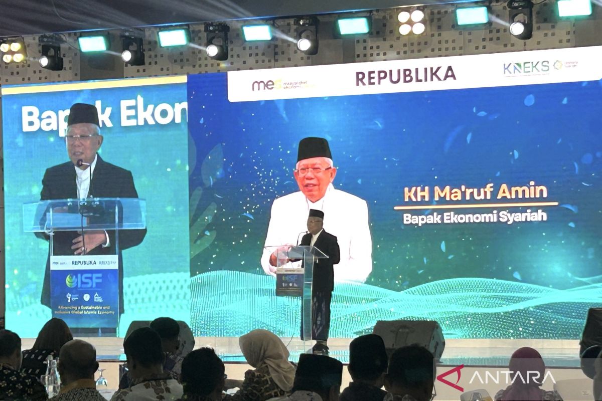 Ma'ruf Amin sebut Badan Pengembangan Ekonomi Syariah segera terbentuk ...
