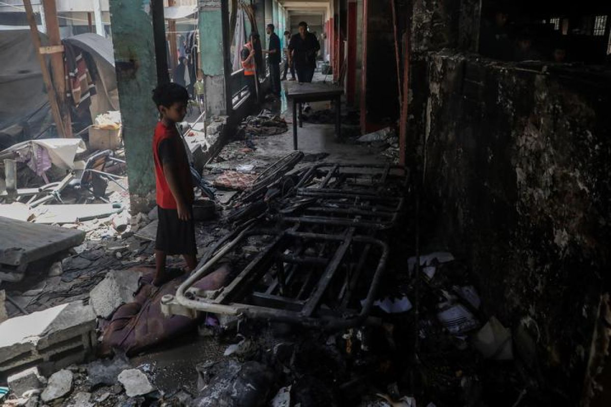 Serangan Israel di sebuah sekolah tewaskan 33 warga Palestina - ANTARA News