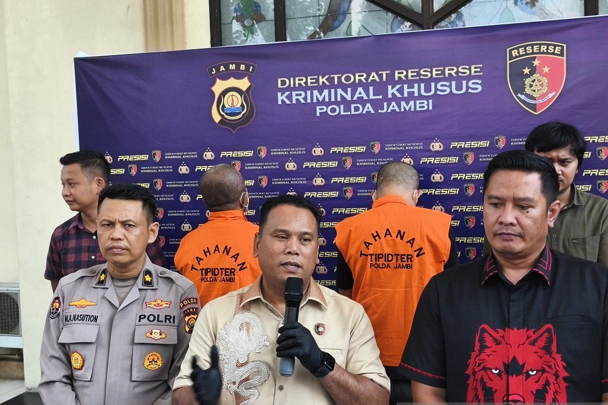Polda Jambi tangkap dua pengepul emas mentah hasil Peti - ANTARA News