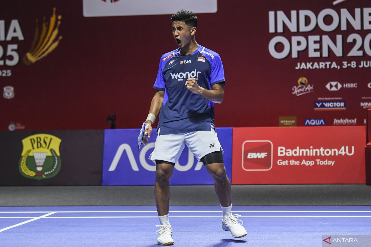 Hasil pertandingan babak pertama Indonesia Open 2025: Delapan wakil Indonesia melaju ke 16 besar ...