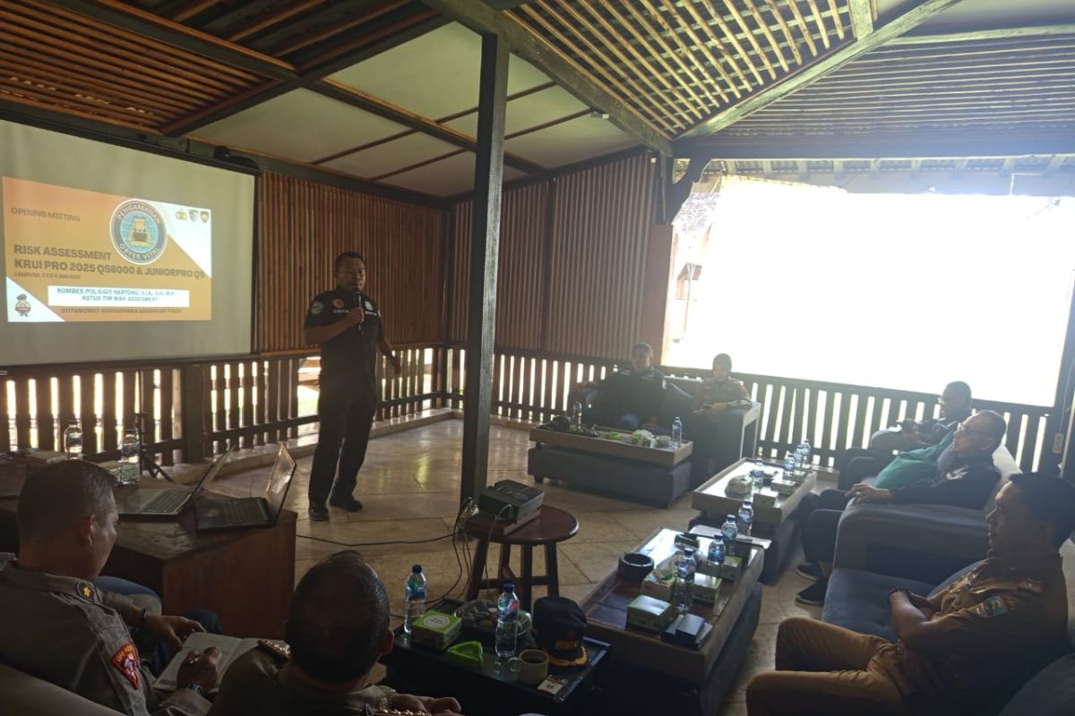 Polisi gelar risk assessment jamin keamanan peserta WSL Krui Pro 2025 - ANTARA News