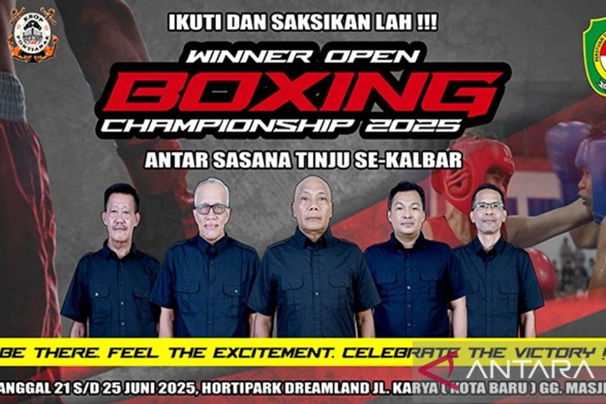Ratusan petinju siap berlaga di Winners Open Boxing Championship - ANTARA News Kalimantan Barat