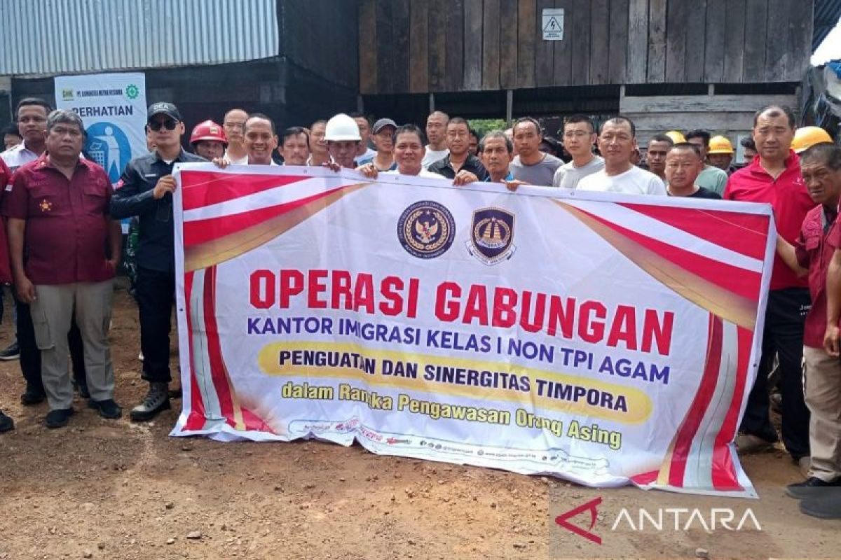 Imigrasi Agam-Sumbar tak temukan pelanggaran keimigrasian pekerja GMK - ANTARA News
