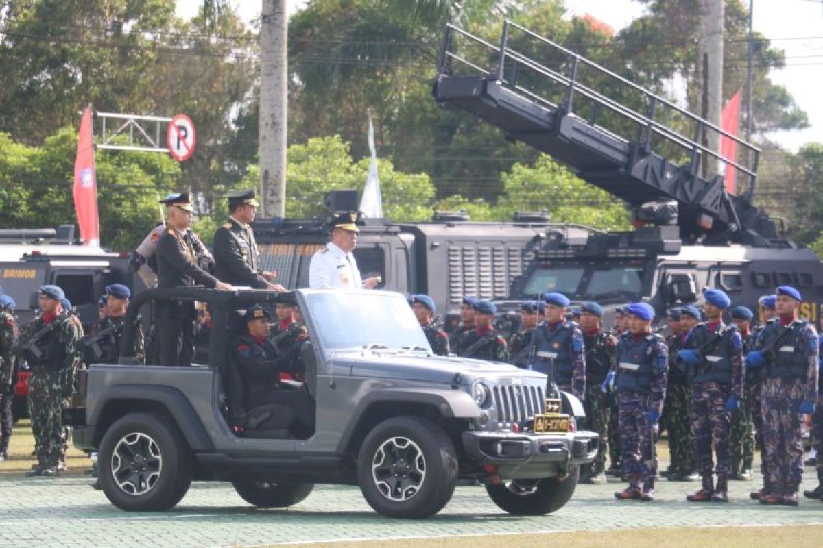 Polda Babel gelar upacara peringatan Hari Bhayangkara Ke-79 - ANTARA News Bangka Belitung