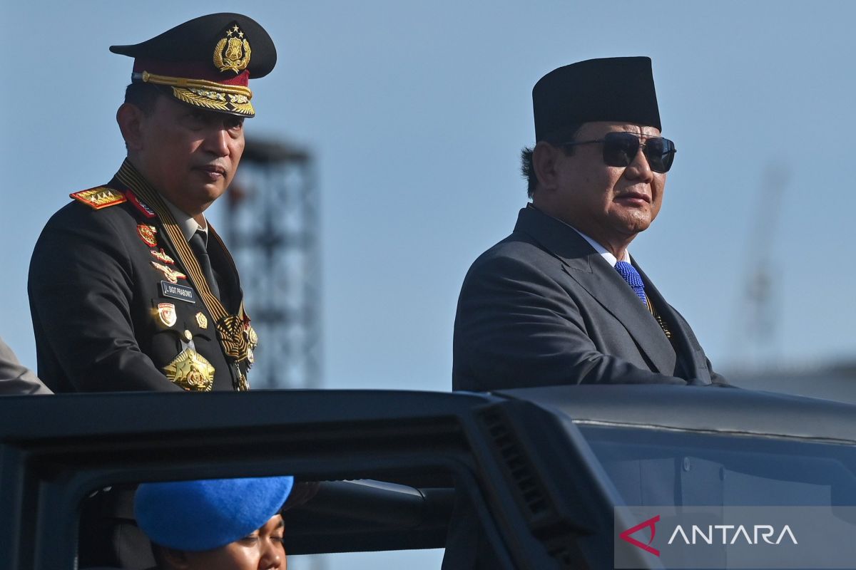 Presiden pimpin peringatan HUT ke-79 Bhayangkara di Monas - ANTARA News