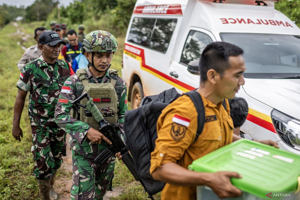Satgas Pamtas RI-PNG kawal layanan Program Cek Kesehatan Gratis di Merauke - ANTARA News