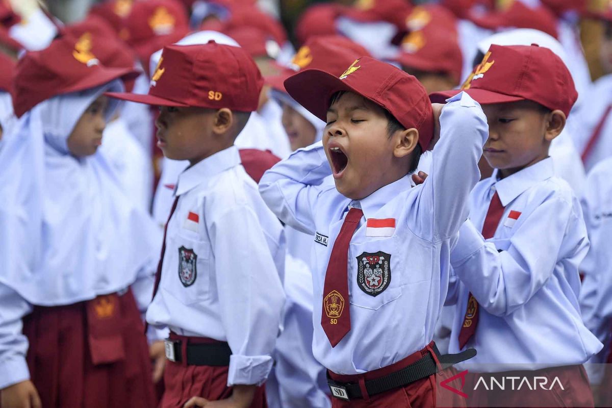 Beginilah suasana pada hari pertama sekolah tahun ajaran baru - ANTARA News