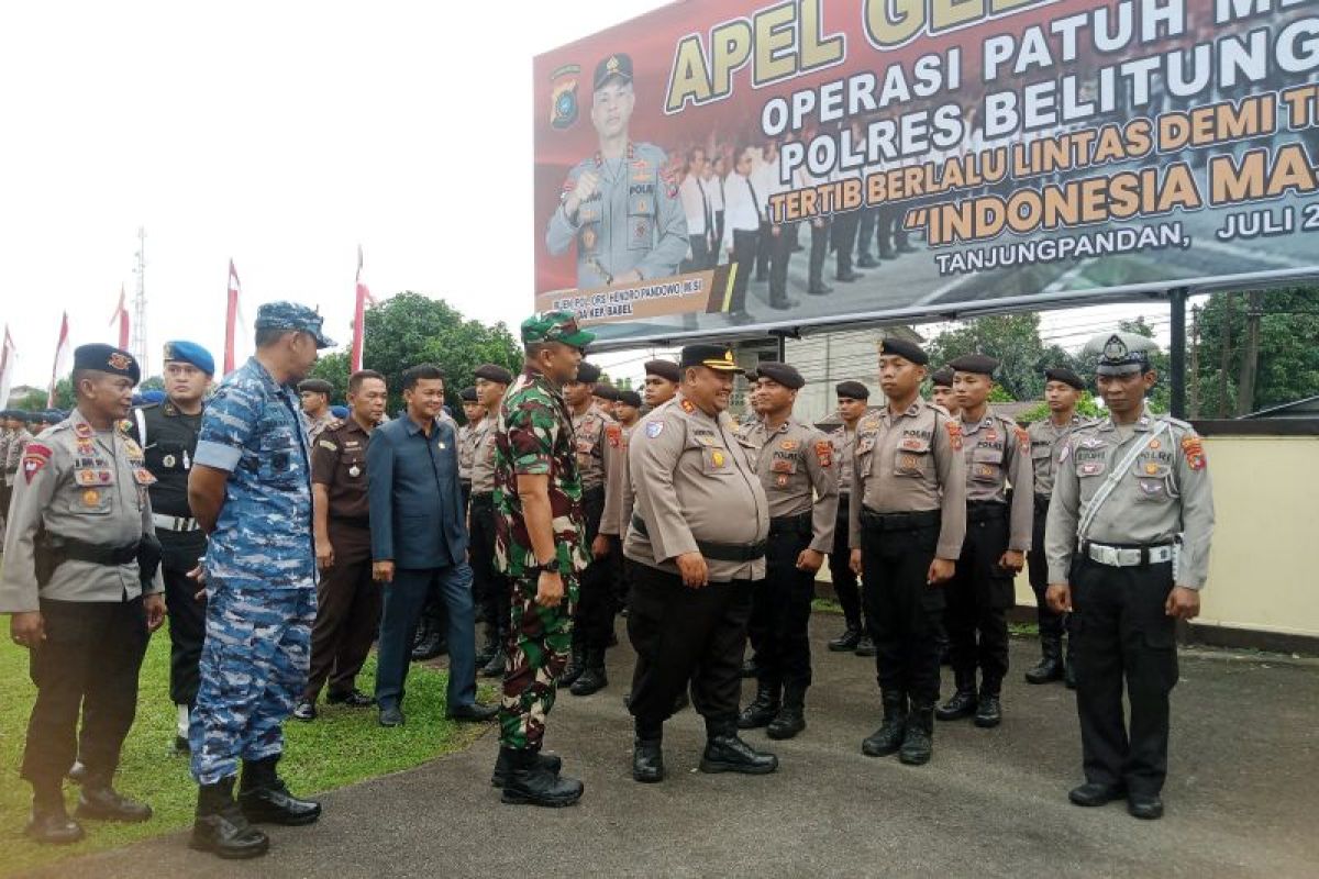 Polres Belitung gelar Operasi Patuh Menumbing 2025 - ANTARA News Bangka Belitung