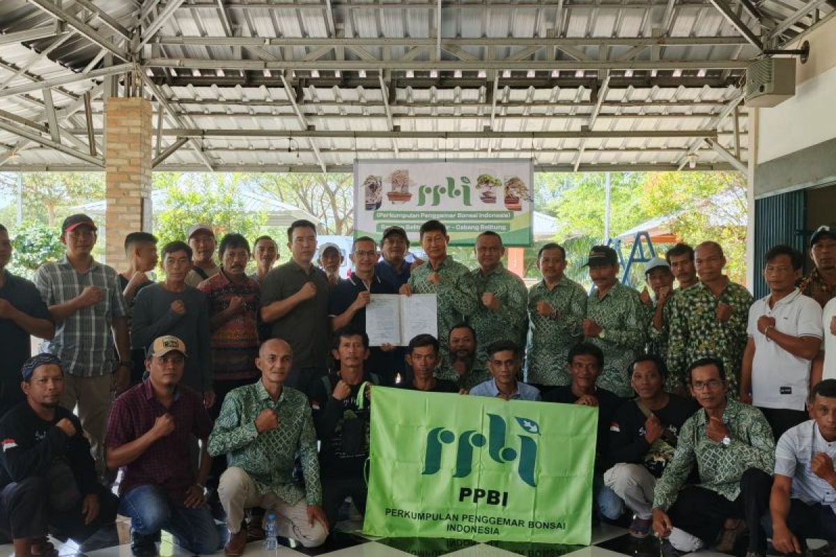 Ketua PPBI Belitung lantik Pengurus Ranting Penggemar Bonsai Belitung Timur - ANTARA News Bangka ...
