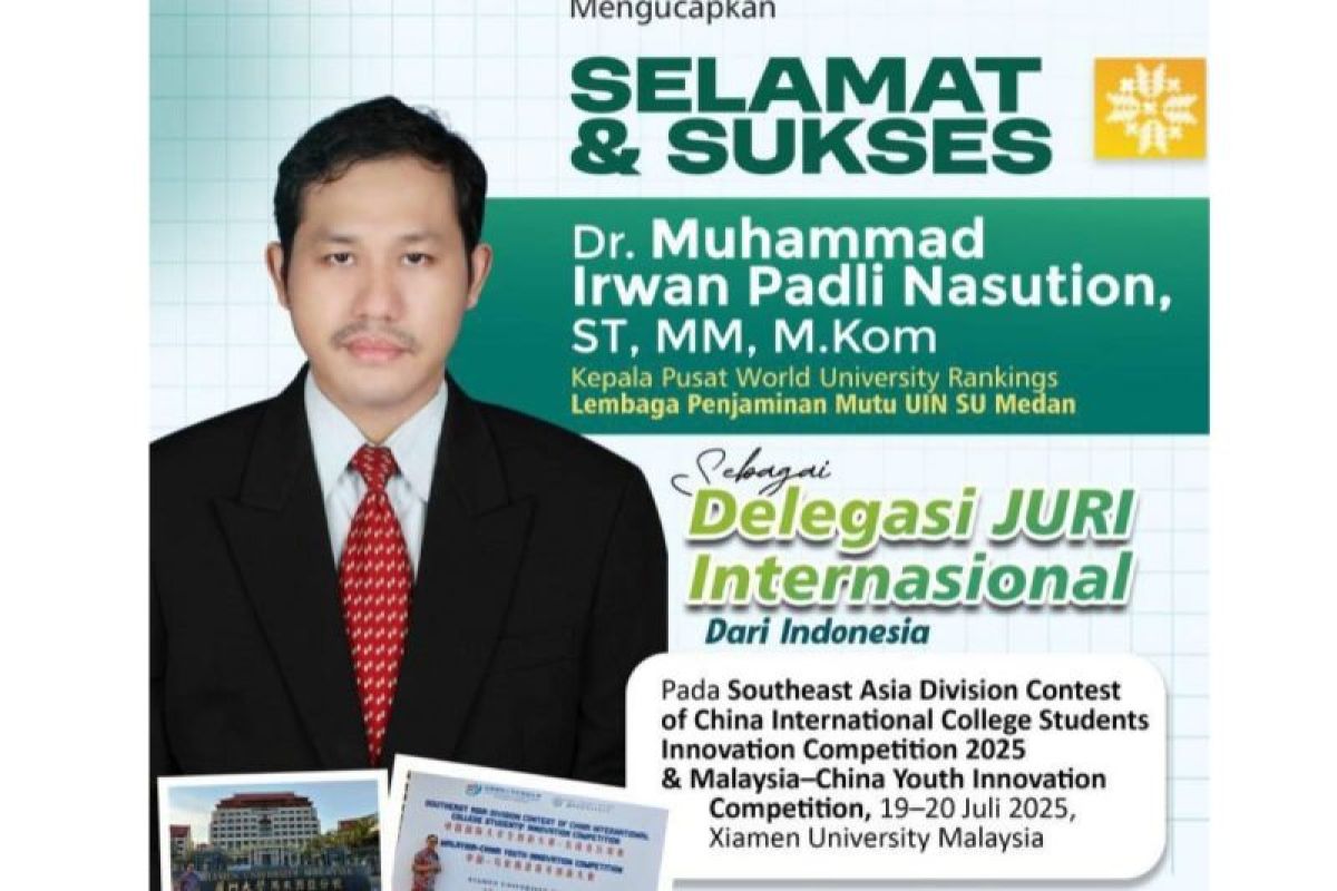 Dosen UINSU Medan dipercaya jadi juri internasional di Malaysia ...